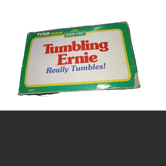 Sesame Street | Toys | Vintage Tyco Tumbling Ernie Sesame Street In Box ...